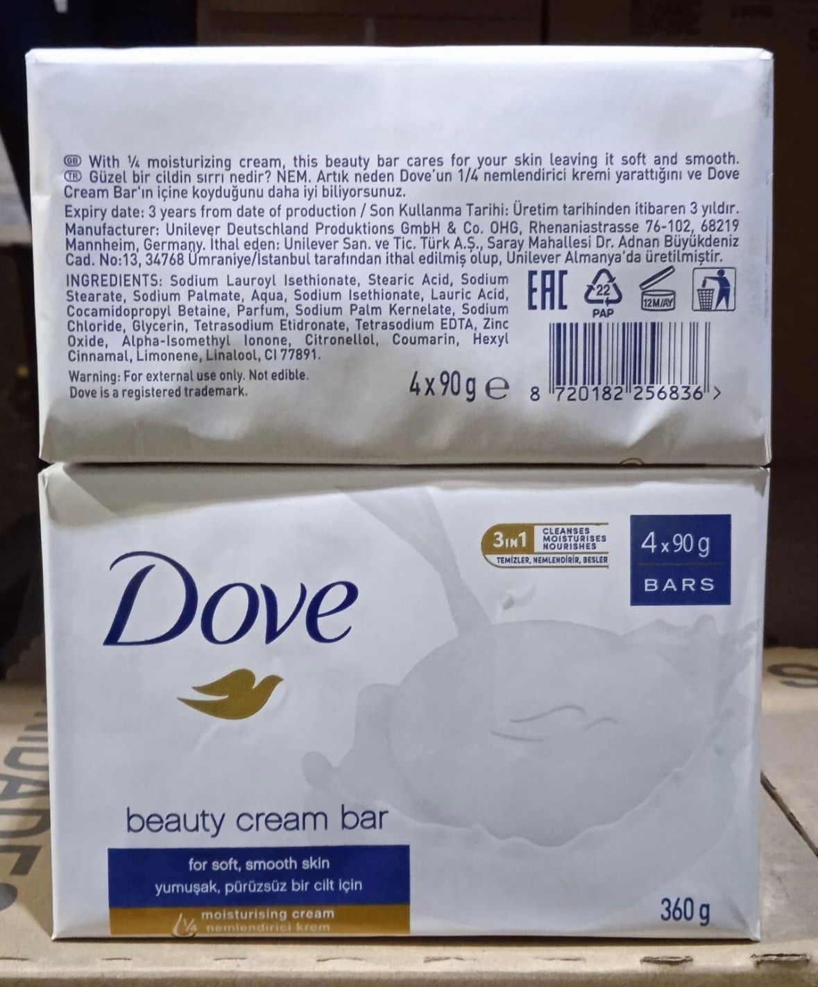 Buy, Order, Online Wholesale Dove Soap 90g Cream Bar 4 Pack in UK