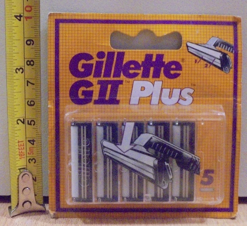 Gillette GII Plus Razor Blades - Smooth & Comfortable for men