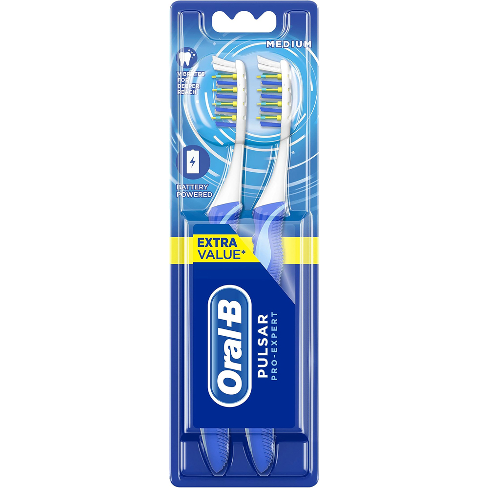 Oral B T/Brush Pulsar Pro-Exp With Battery - Gentle & Effective