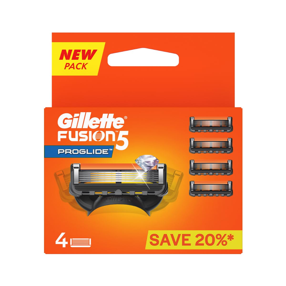 Buy, Order, Online Wholesale Gillette Fusion Proglide Blades 4s in UK